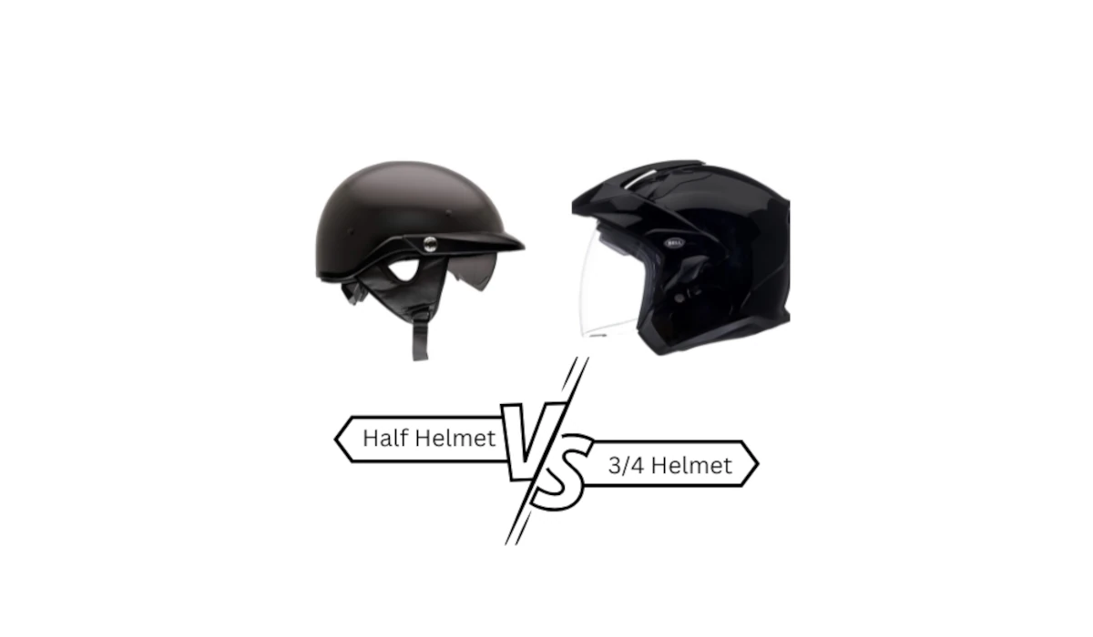 What Is A 3/4 Motorcycle Helmet? -Explained - RevZly